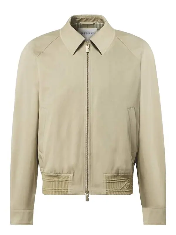 Burberry Cotton Twill Blouson - Beige