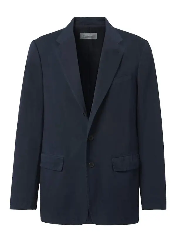 Dries Van Noten Cotton Blazer - Blue