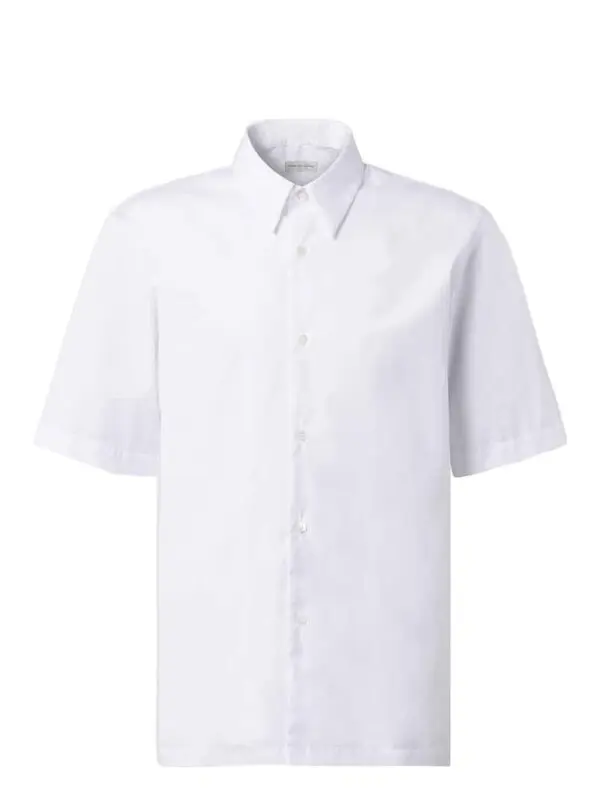 Dries Van Noten Cotton Poplin Shirt - White