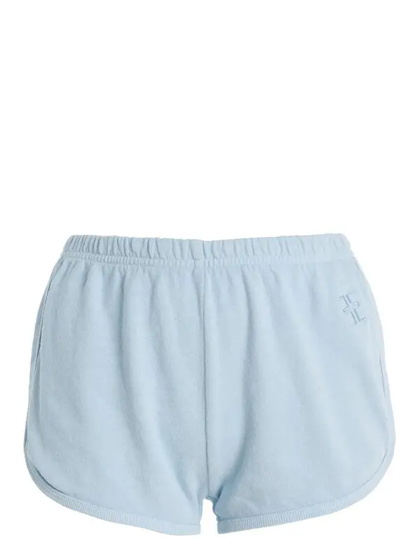 Eterne Cotton Terry Track Short - Blue