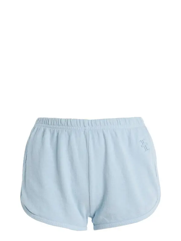 Eterne Cotton Terry Track Short - Blue