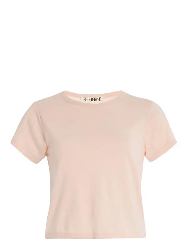 Eterne Cotton-modal Baby T-shirt - Pink