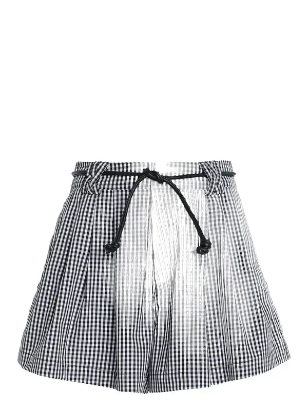 Sea Neci Gingham Cotton Shorts - Plaid
