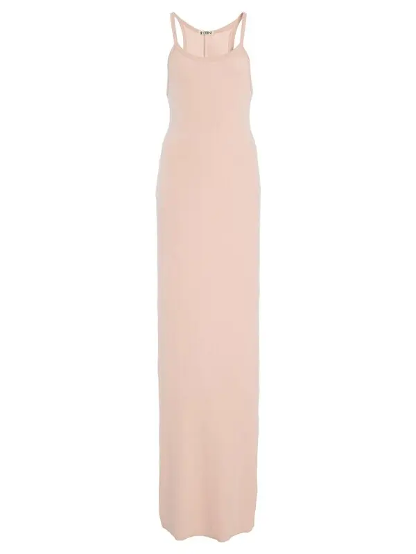 Eterne Stretch Cotton-modal Maxi Tank Dress - Pink