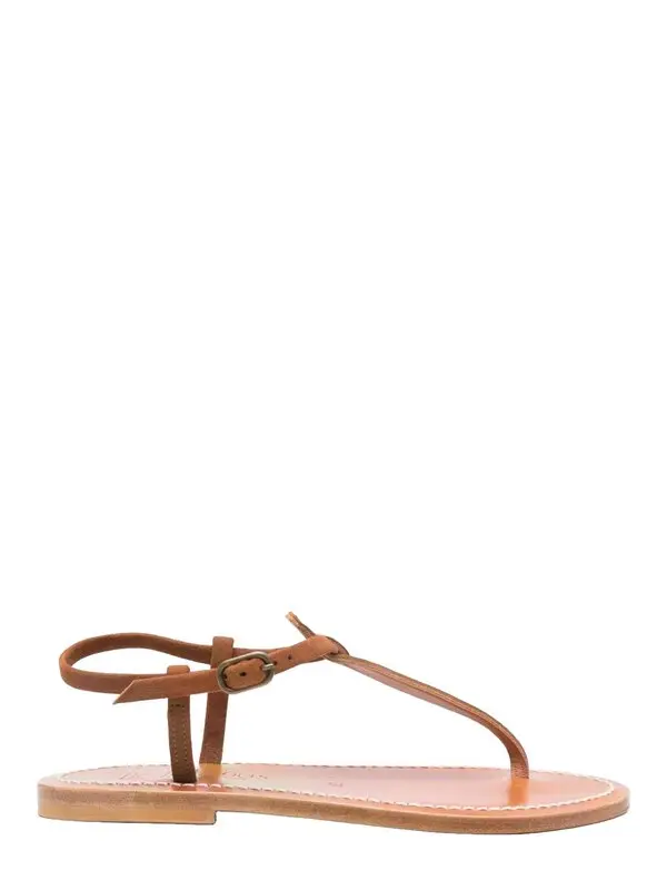 K.JACQUES Picon Flat Sandals - Brown