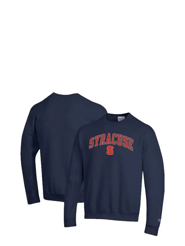 Champion Syracuse Orange Arch Over Logo Pullover Sweatshirt - Navy