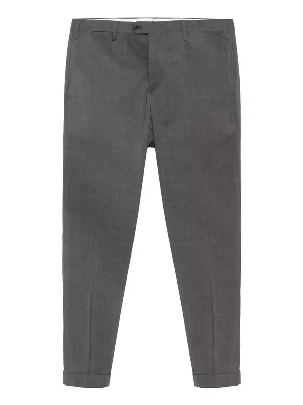 BRIGLIA 1949 Mélange-effect Trousers - Grey