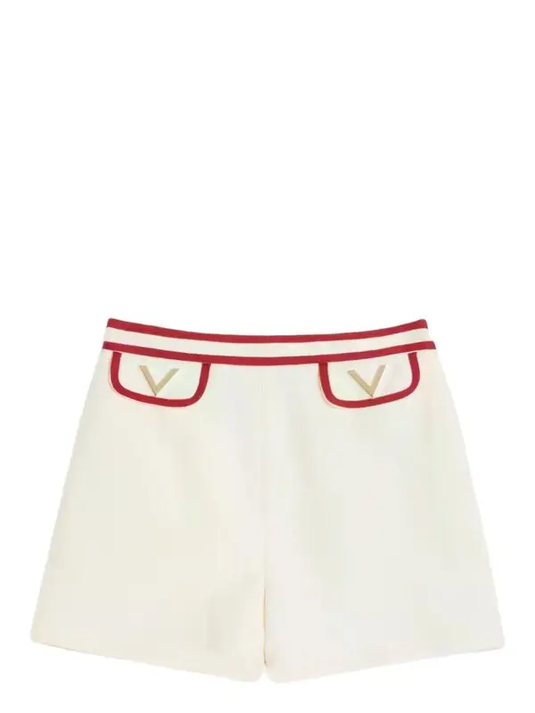 Valentino Garavani Crepe Couture Shorts - Neutrals