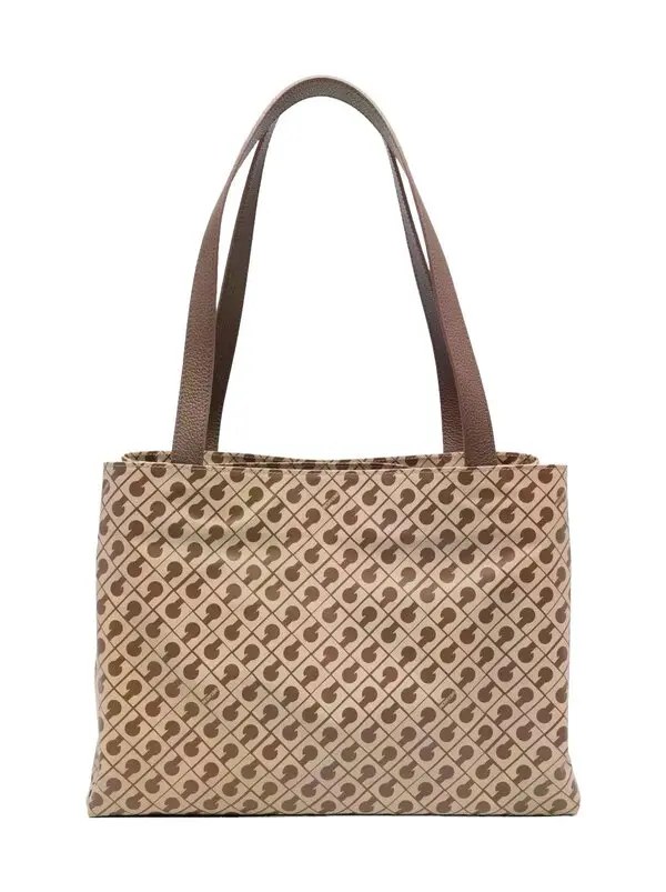 GHERARDINI Patterned Print Tote Bag - Brown