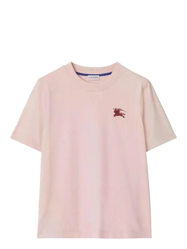 Burberry Equestrian Knight-motif T-shirt - Pink