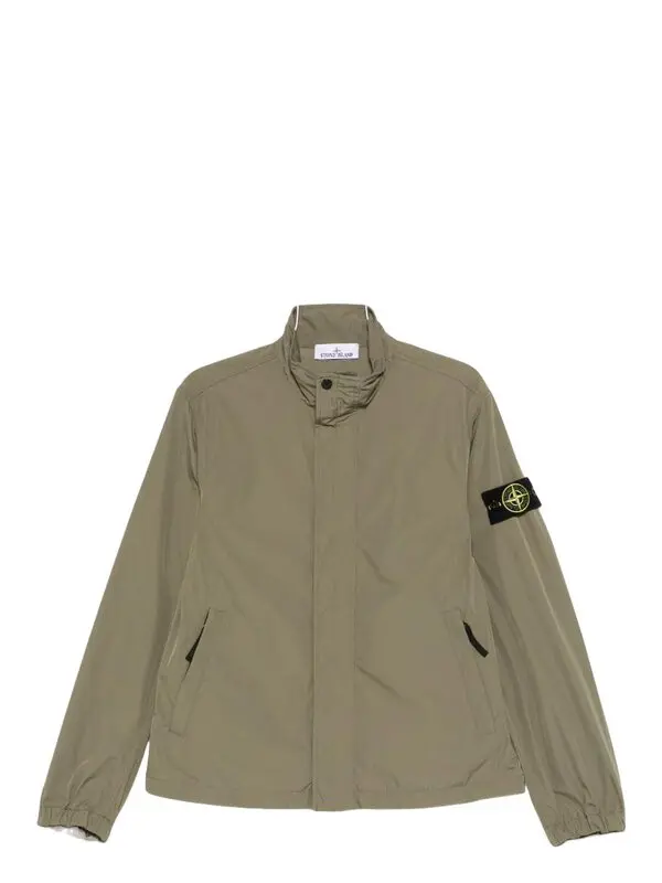 Stone Island Zipped Blouson Jacket - Green