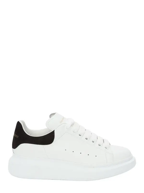 Alexander McQueen Oversize Leather Sneakers - Black