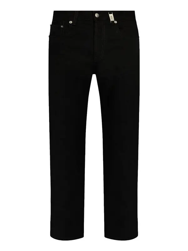 Alexander McQueen Straight Leg Denim Jeans - Black