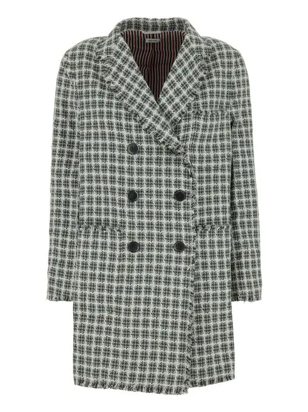 Thom Browne Tailored Coat - Medgrey
