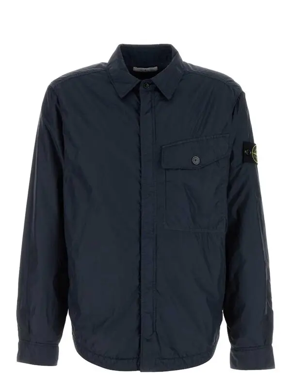Stone Island Nylon Padded Jacket - Blue