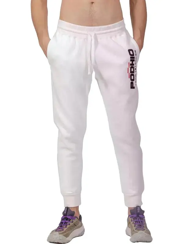 PODHIO Logo-print Track Pants - White