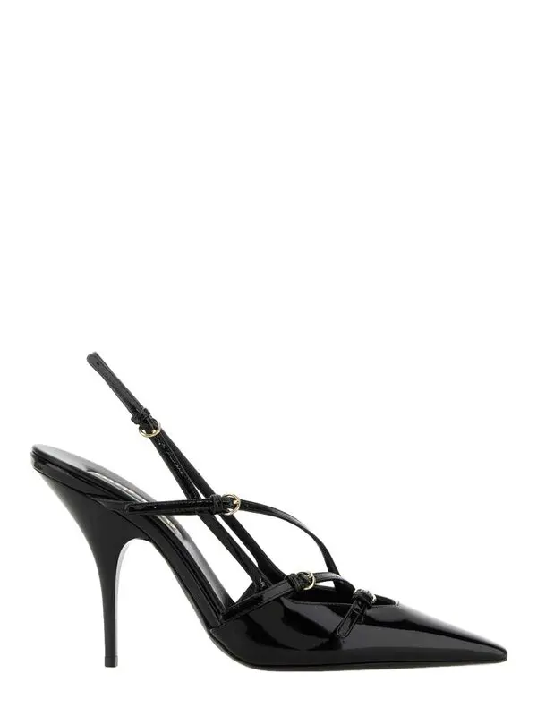 Miu Miu Heeled Decollete - Black