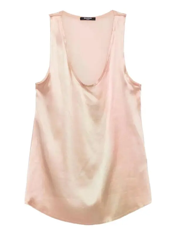 Balmain Silk Top - Pink