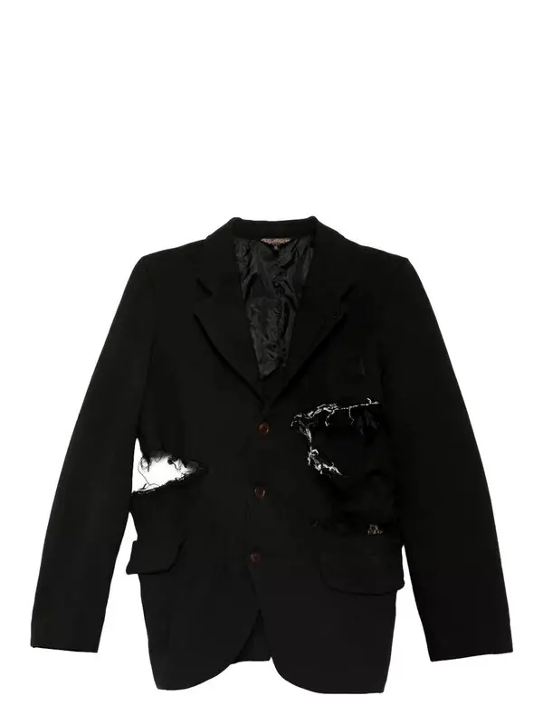 Comme Des Garçons Gabardine Treated Jacket - Black