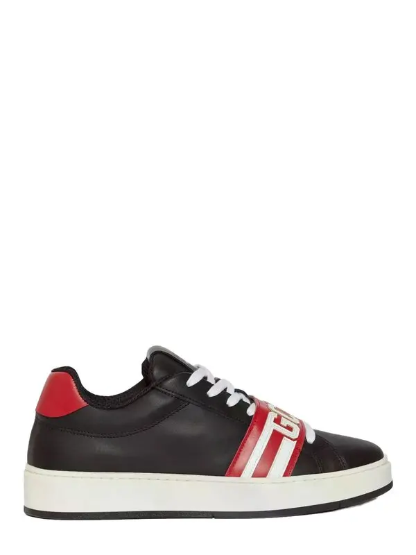 Gcds Leather Sneakers - Black