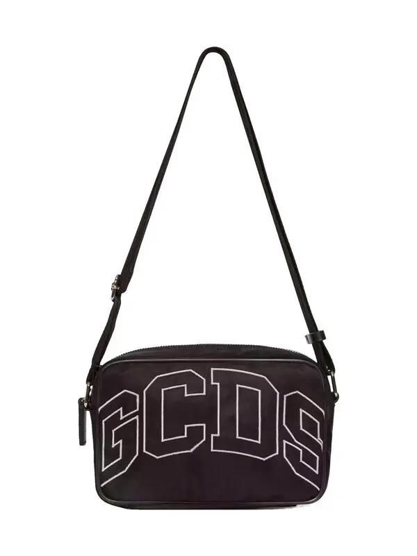 Gcds Logo-embroidered Belt Bag - Black