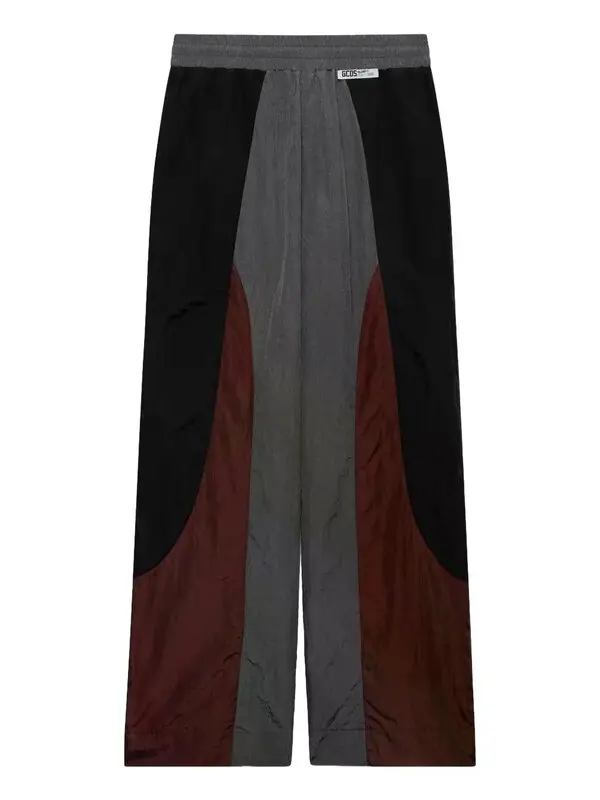 Gcds Color-block Trousers - Red