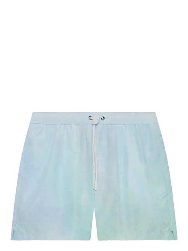 Gcds Essentials Monogram Swim Shorts - Blue