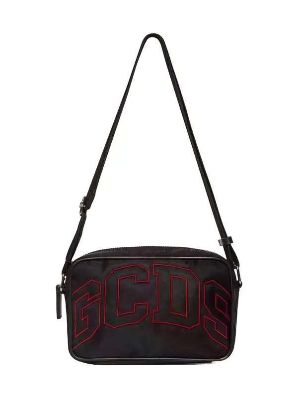 Gcds Logo-embroidered Belt Bag - Black