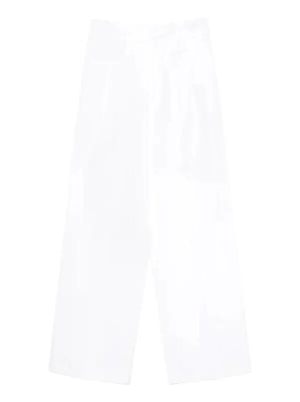 Dice Kayek Cotton Trousers - White