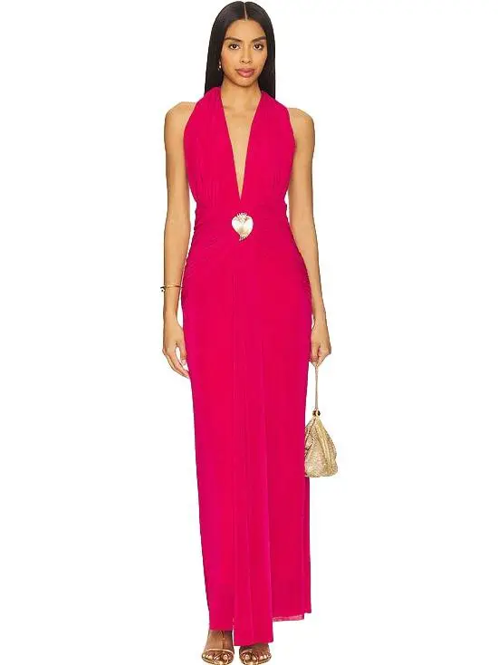 PatBO Radiant Gown - Fuchsia