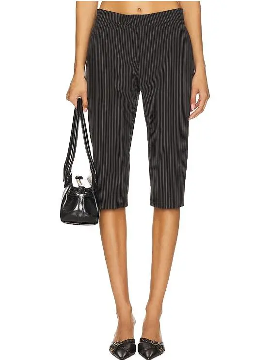 Superdown Tina Capri - Black Stripe