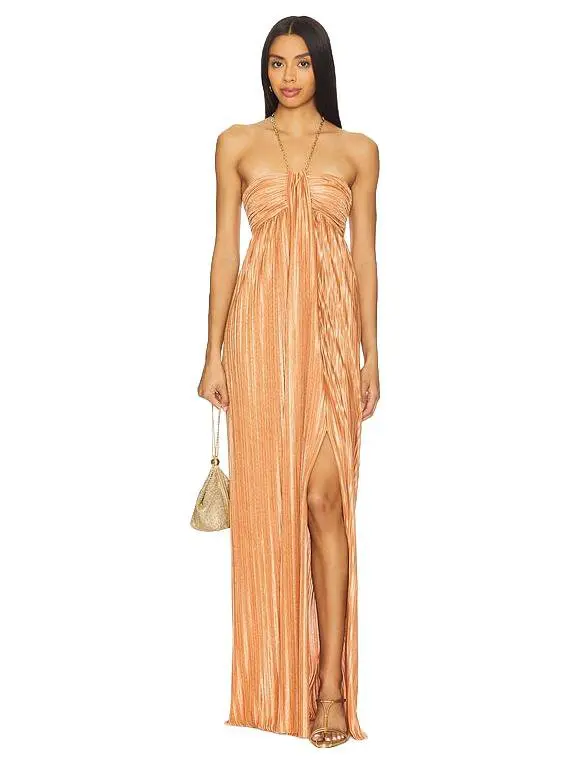SABINA MUSAYEV Nicola Maxi Dress - Caramel