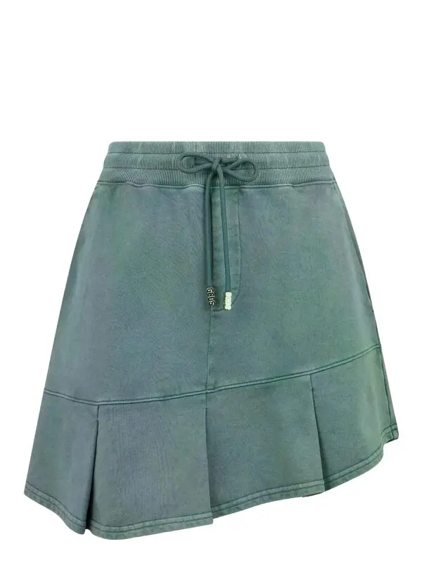 Gcds Pleated Miniskirt - Green
