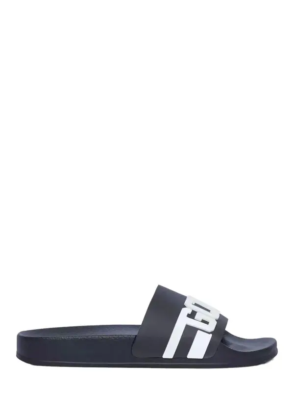 Gcds Logo Embossed Pool Slides - Black