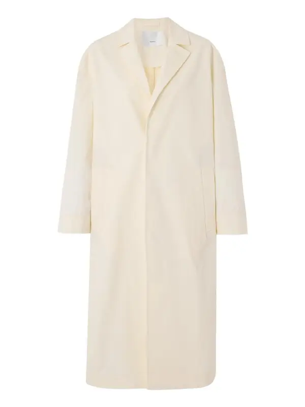 Wardrobe.NYC Cotton-gabardine Coat - Off-white