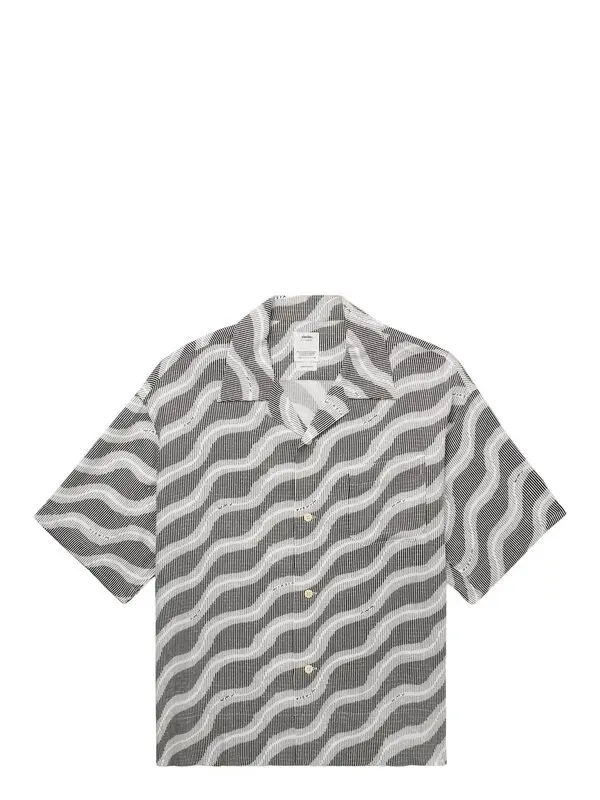 Visvim Copa Camp-collar Printed Canvas Shirt - Gray