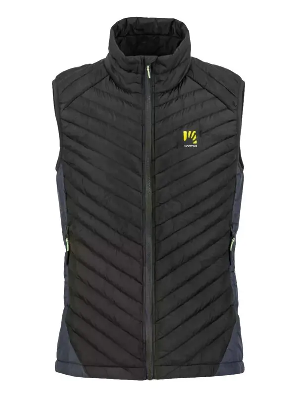 KARPOS Logo-print Gilet - Black