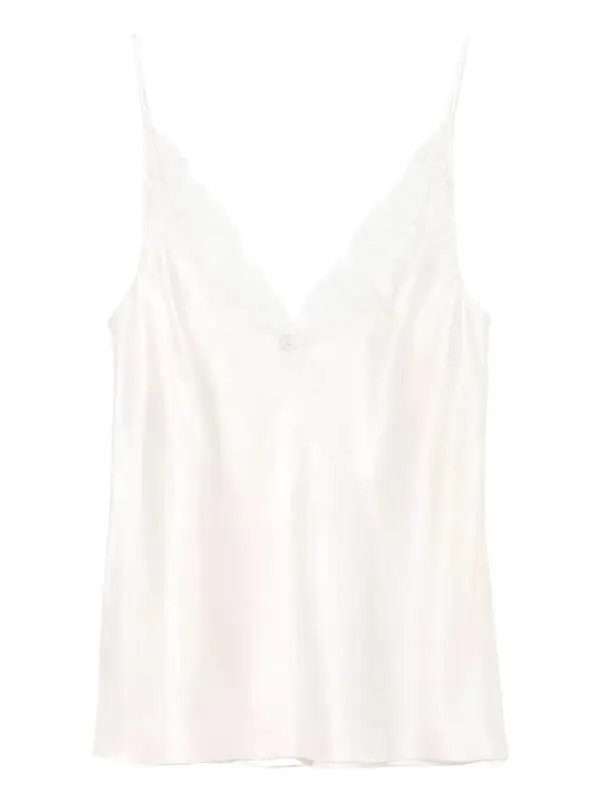 Carine Gilson Silk Camisole - Neutrals