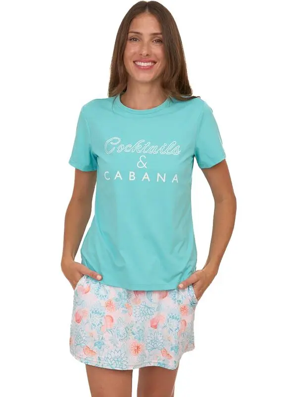 CABANA LIFE Skort With Upf 50+ Protection - Spritz