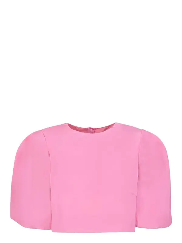 MSGM Cropped Blouse - Pink