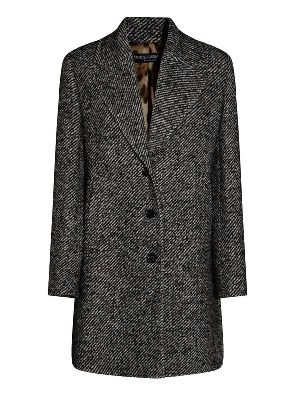 Dolce & Gabbana Wool Coat - Grey