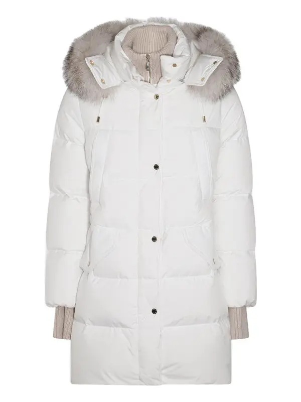 MOORER Down Jacket - White