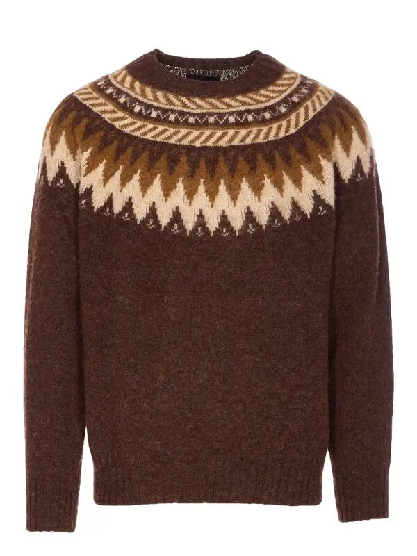 Howlin' Magician In The Mountain Sweater - Brown