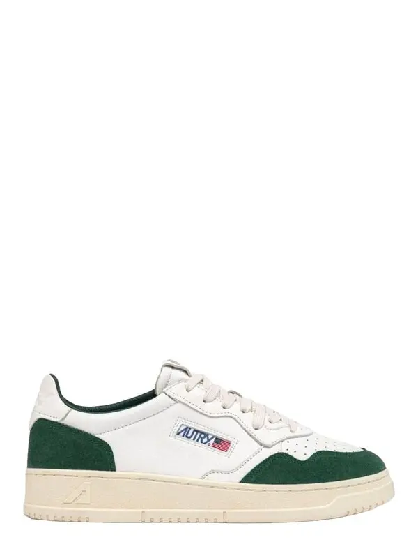 AUTRY Leather Sneakers - White/bottle