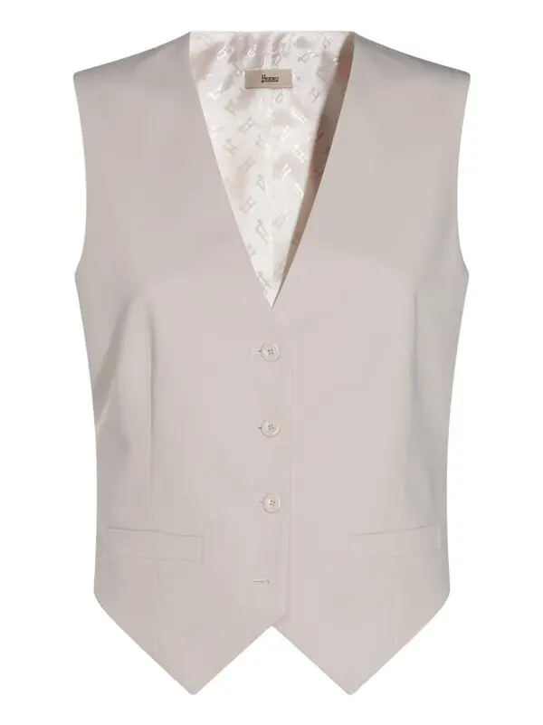 Herno Gilet Top - Beige