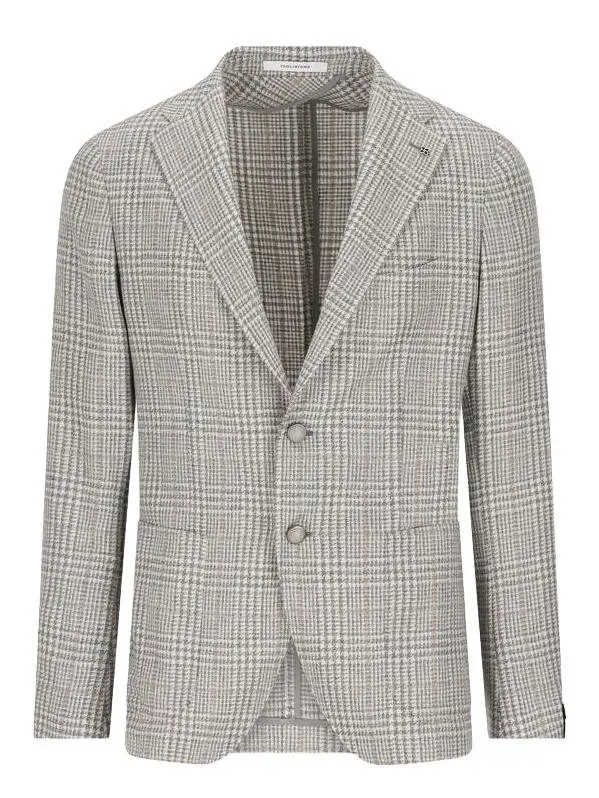 Tagliatore Check Blazer - Pearl