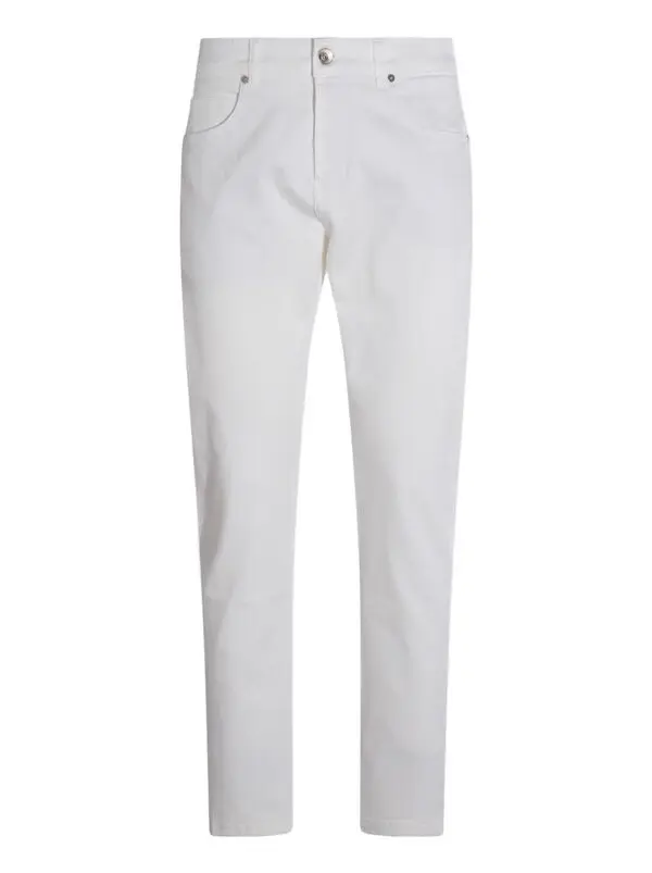 Eleventy Cotton Jeans - White