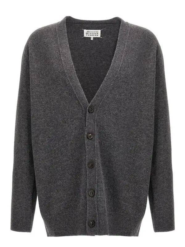 MAISON MARGIELA Wool Cardigan - Gray