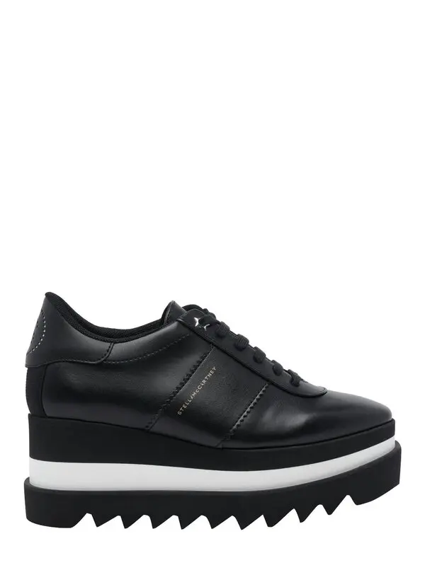 Stella McCartney Elyse Wedge Sneakers - Black