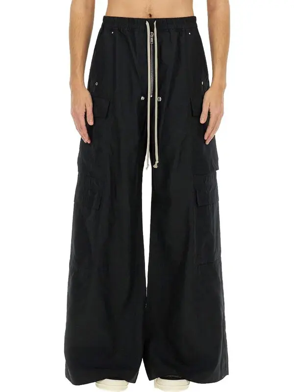 Rick Owens Wide-leg Trousers - Black